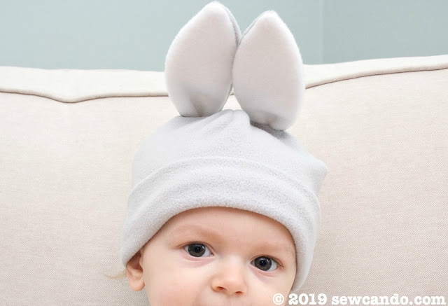 Sew Can Do: Free Pattern: Sweet Little Bunny Hat Tutorial