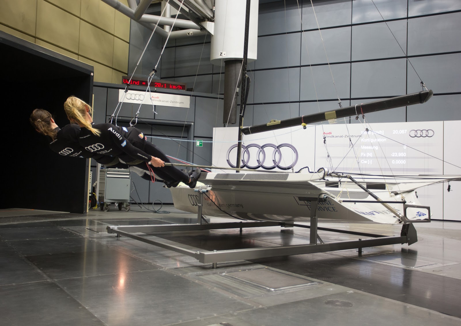 ducati sport 2013: Premiere in wind tunnel: Audi Sailing Team Germany ...