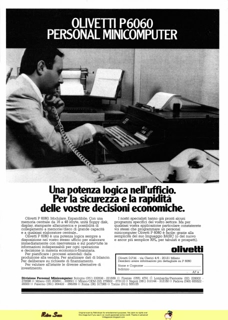 Rétro Scan: Olivetti P6060 (1979)