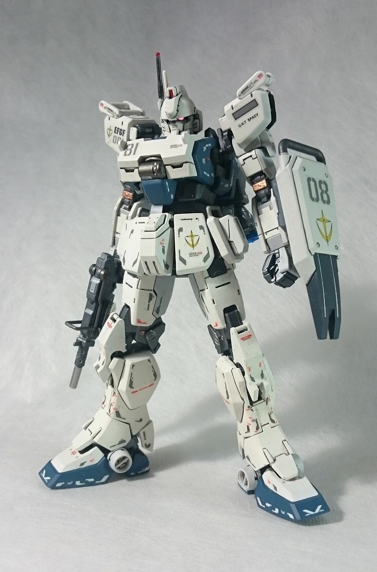GUNDAM GUY: 1/144 Gundam Ez-8 [RG Frame Custom] - Custom Build