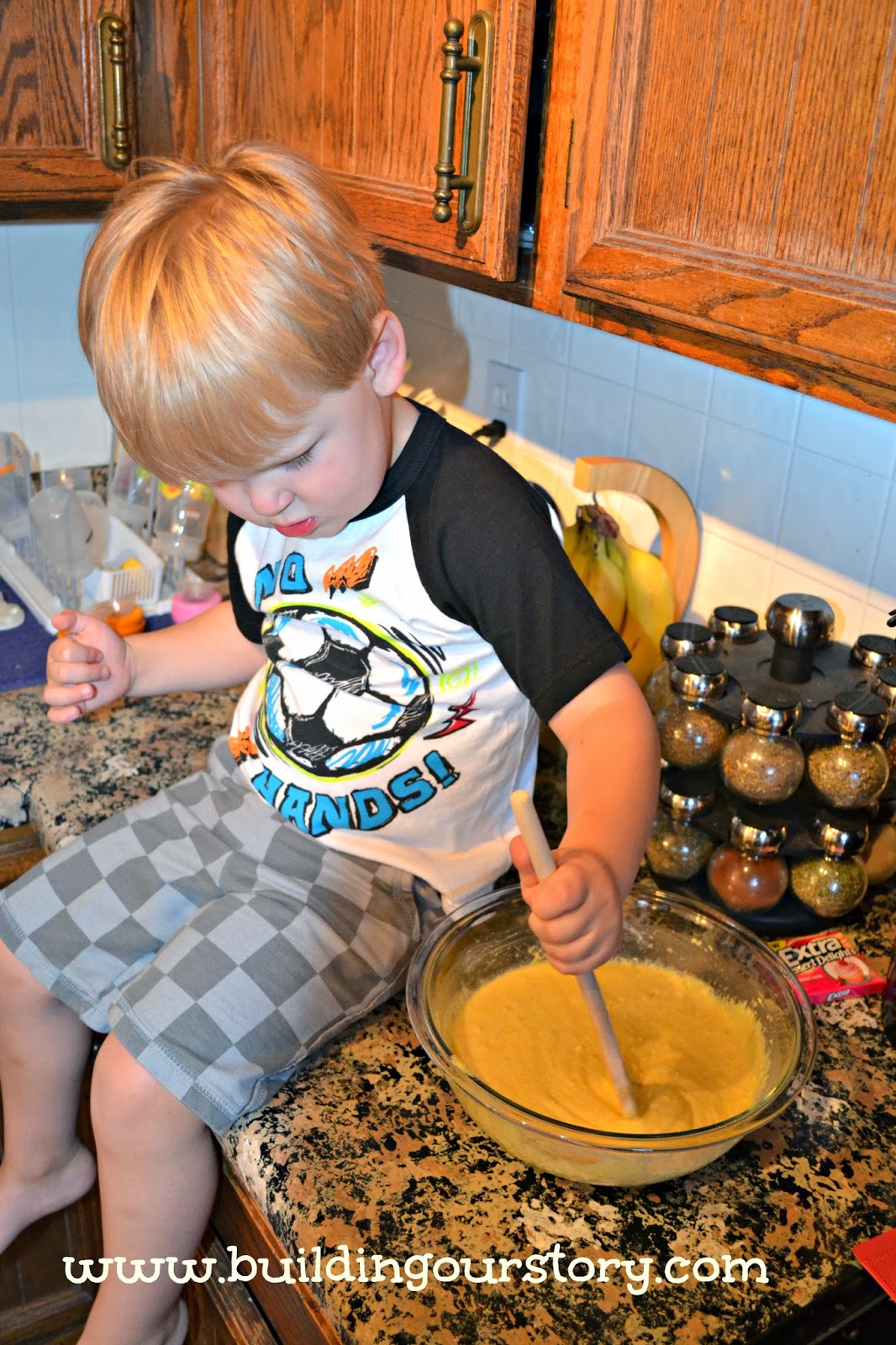 Cornbread Hot Ham and Cheese Sandwich #Recipe - Building Our Story