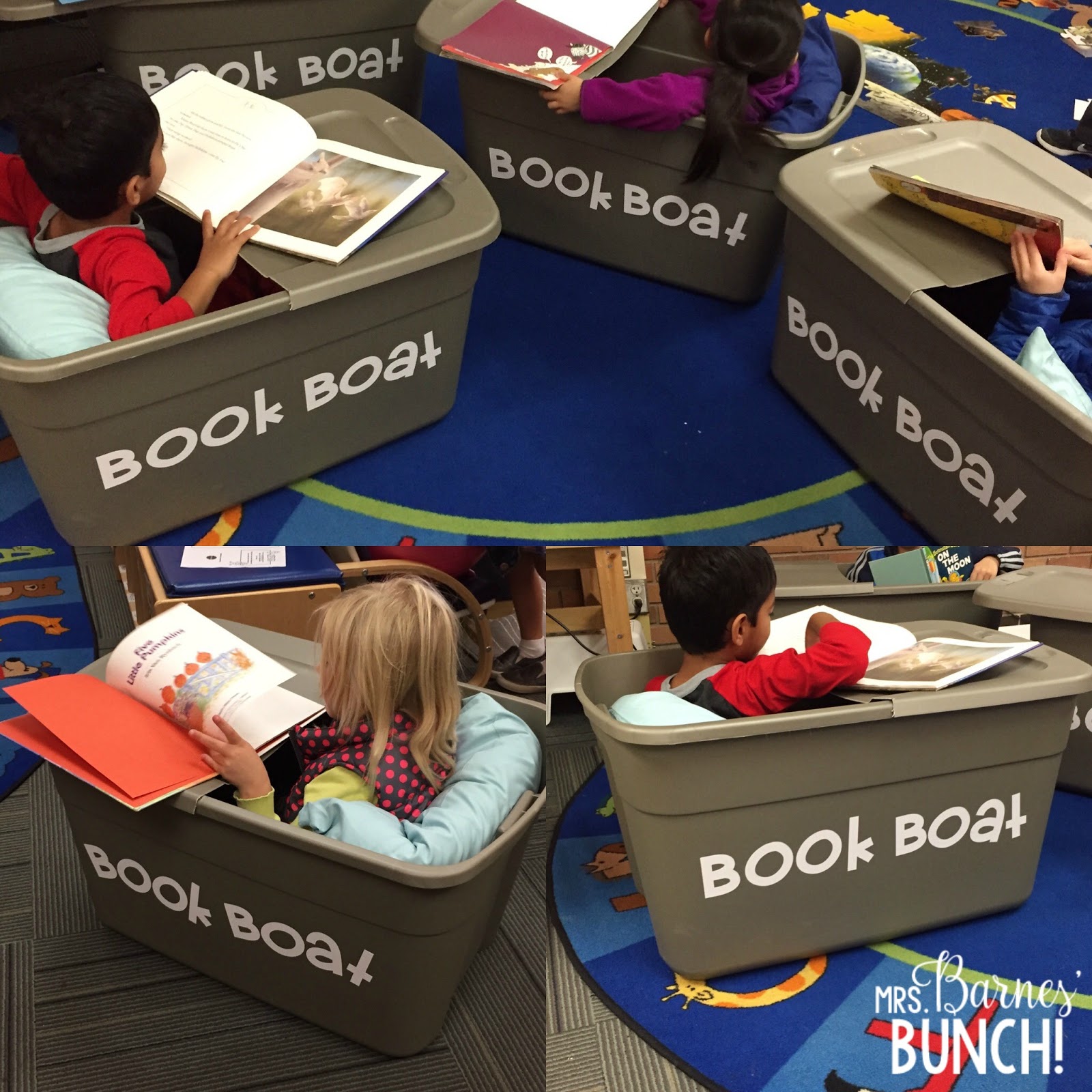 Mrs. Barnes' Bunch!: Let's Talk About Book Boats!