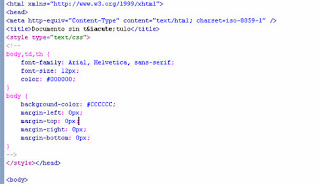 Plantillas CSS (Tarea5): TIPOS DE CSS
