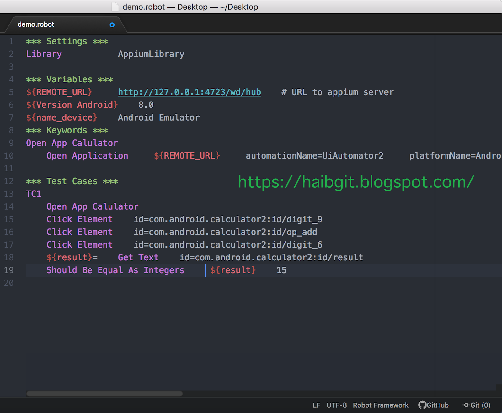 Automation Testing Android With Robotframework On Mac Os Using Appiumlibrary ~ Automation