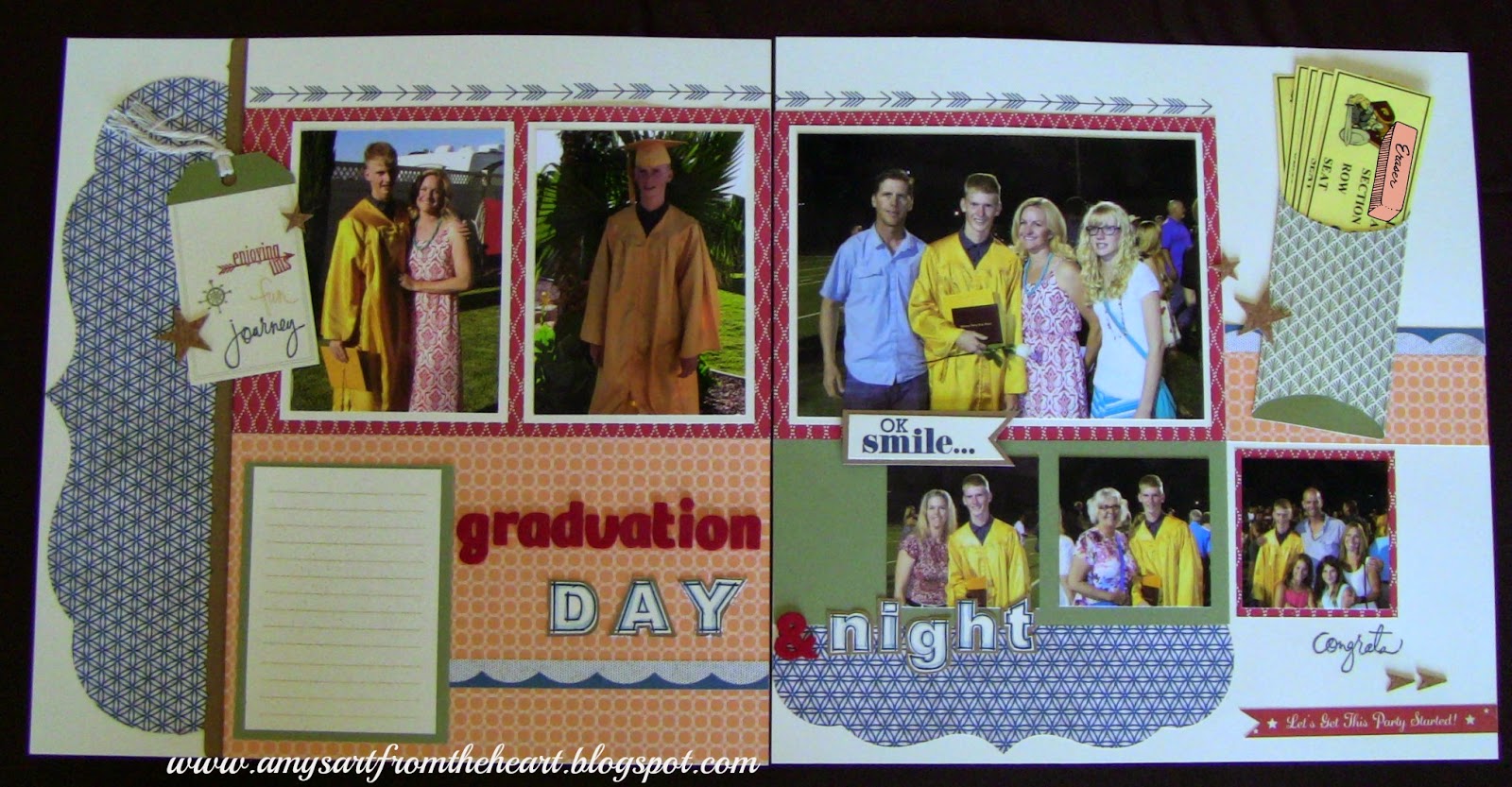 Amy's Art from the Heart: Graduation Day Layout