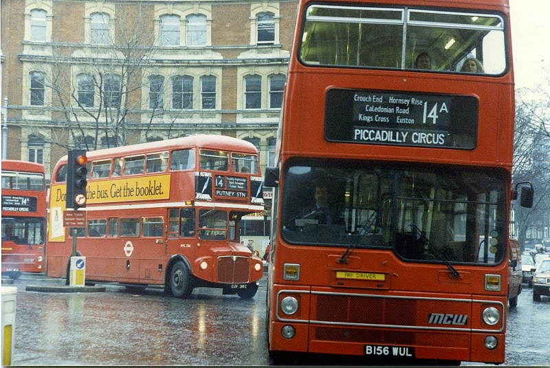 Pictures of Iconic Routemaster Buses on the Streets of London in the ...