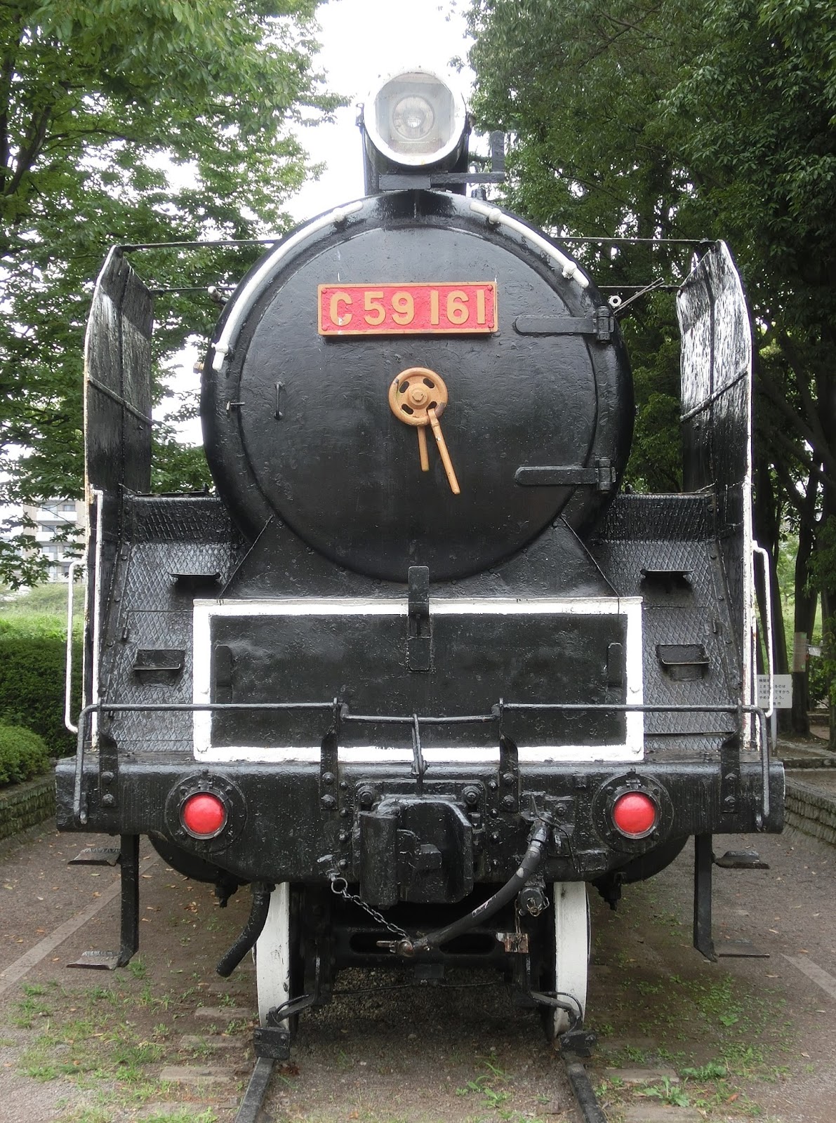 つばめ・ミュージアム新本館: C59 161号機をしっかり眺めてみましょう！