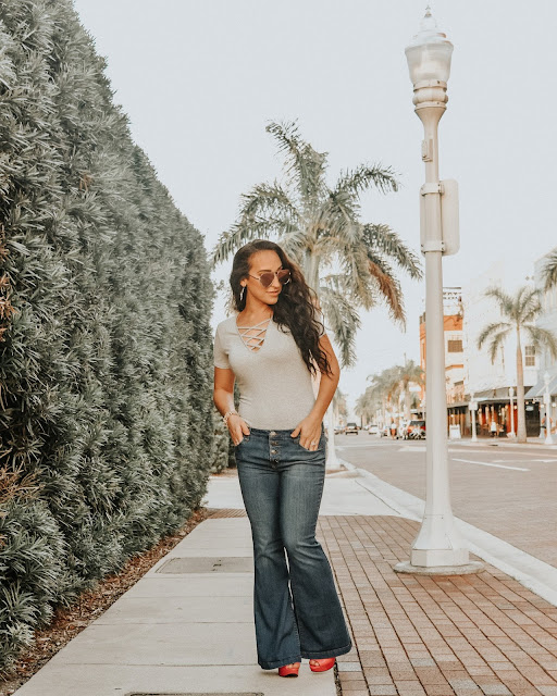 3 Ways To Style Bell Bottoms - ASHLEIGH ROSE BLOG