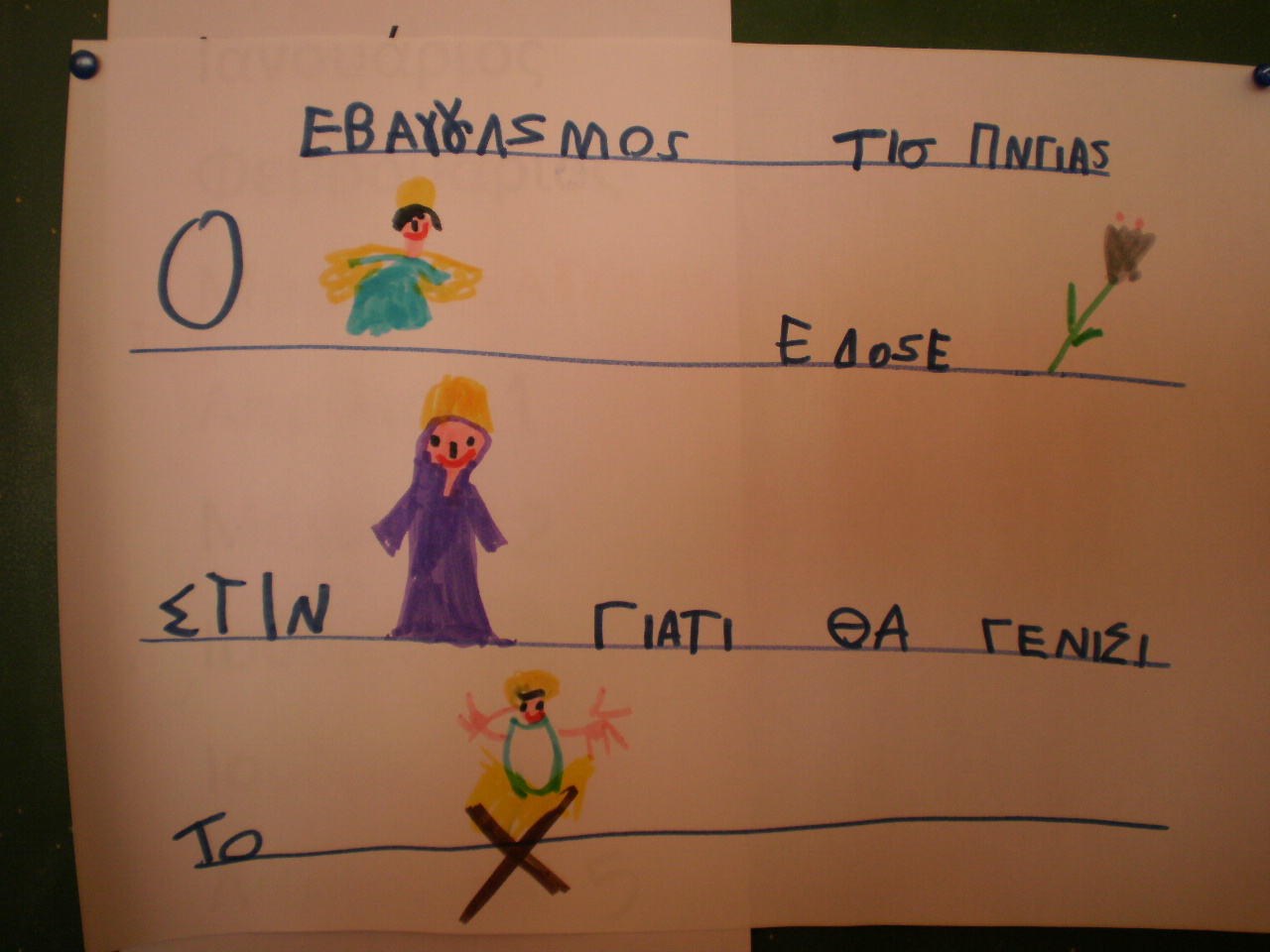 5ο Νηπιαγωγείο Τρίπολης: Ευαγγελισμός της Θεοτόκου