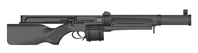 welcome to the world of weapons: Huot Automatic Rifle