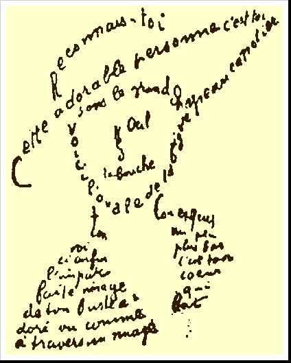 Action francophone!: Création poétique: le calligramme!