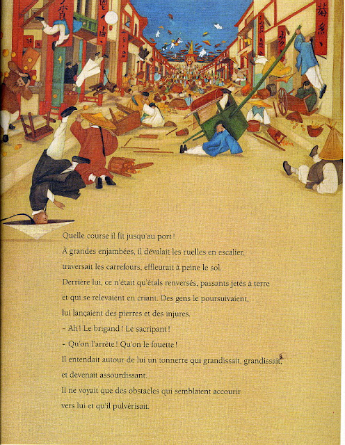 çizgili masallar: Le Genie du pousse-pousse by Anne Romby