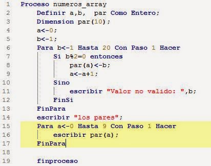 Programacion Basica y Avanzada.: Los Arrays y Combinacion de ...