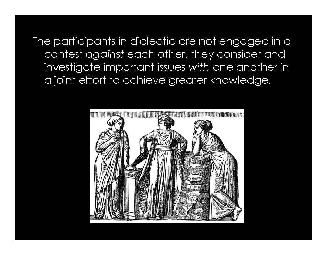 Rhetoric E-Portfolio: Plato's Dialectic