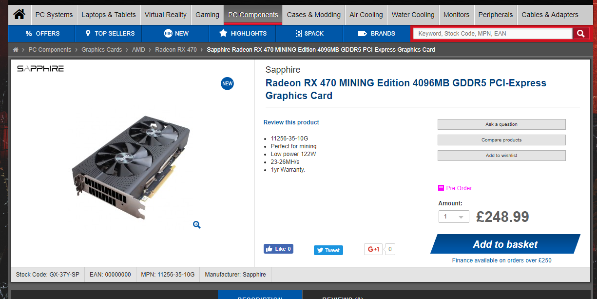 First Batch of Radeon Mining GPU's Revealed - Finance Industry