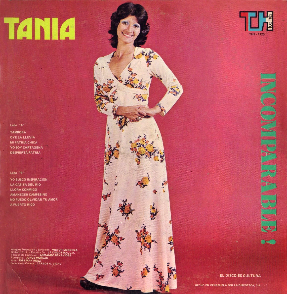 CARATULAS VENEZUELA: Tania - Incomparable