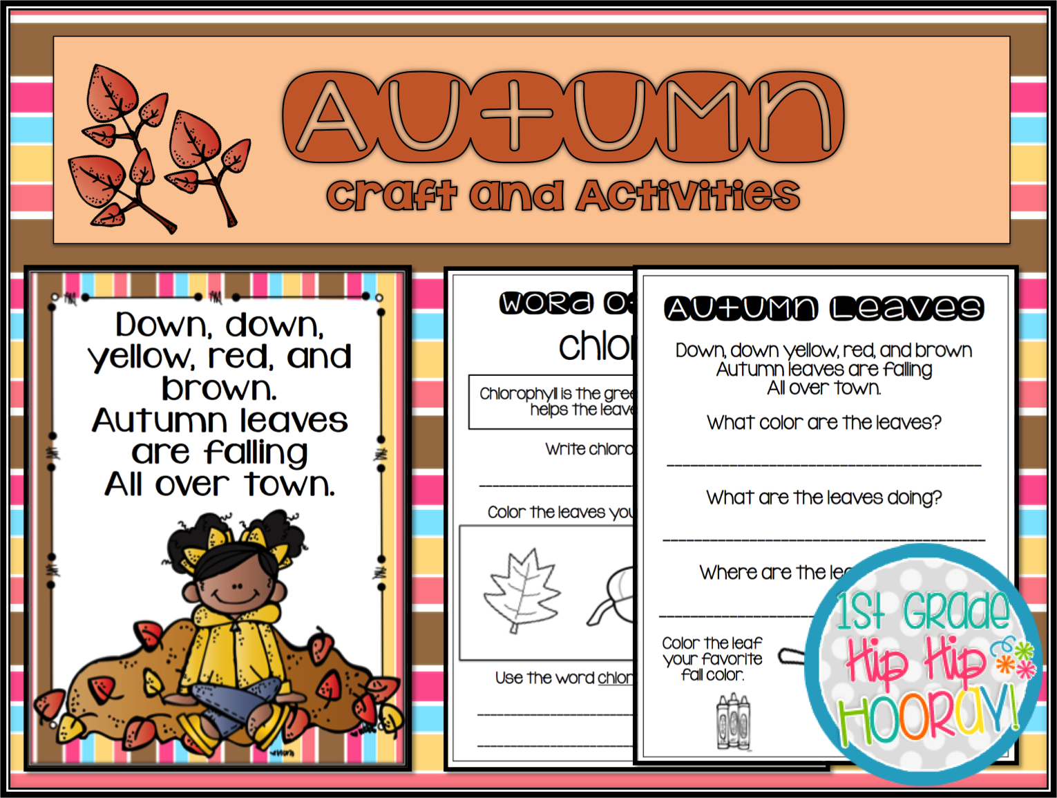 1st Grade Hip Hip Hooray!: Autumn...what a wonderful time of the year!!