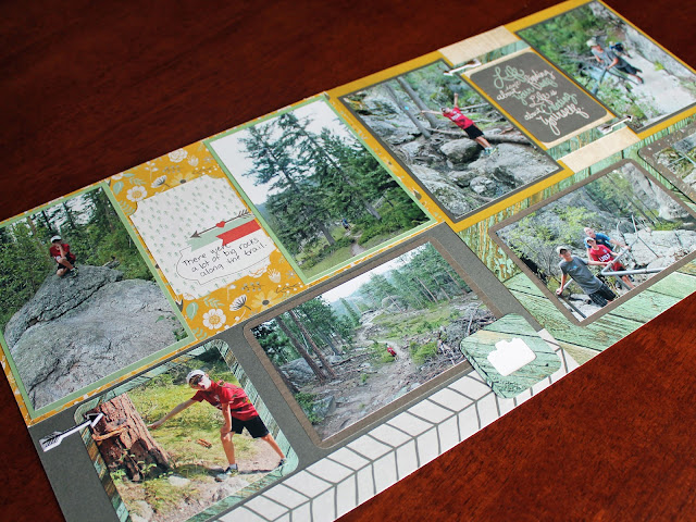 Adventure Scrapbooks: Sunday Gulch Trail Scrapbook Page