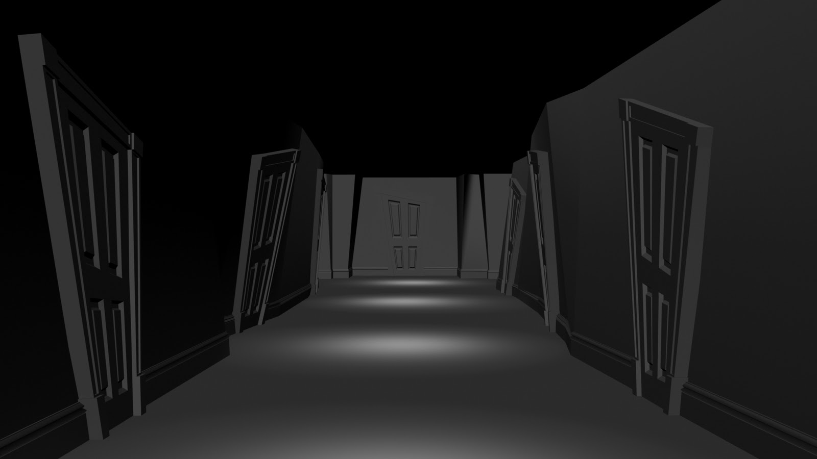 Michael's CG Arts & Animation Blog: Hallway Scene Progress 2