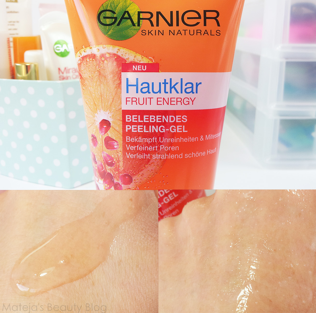 Garnier Pure Active Fruit Energy Daily Energising Gel Scrub - Mateja's ...