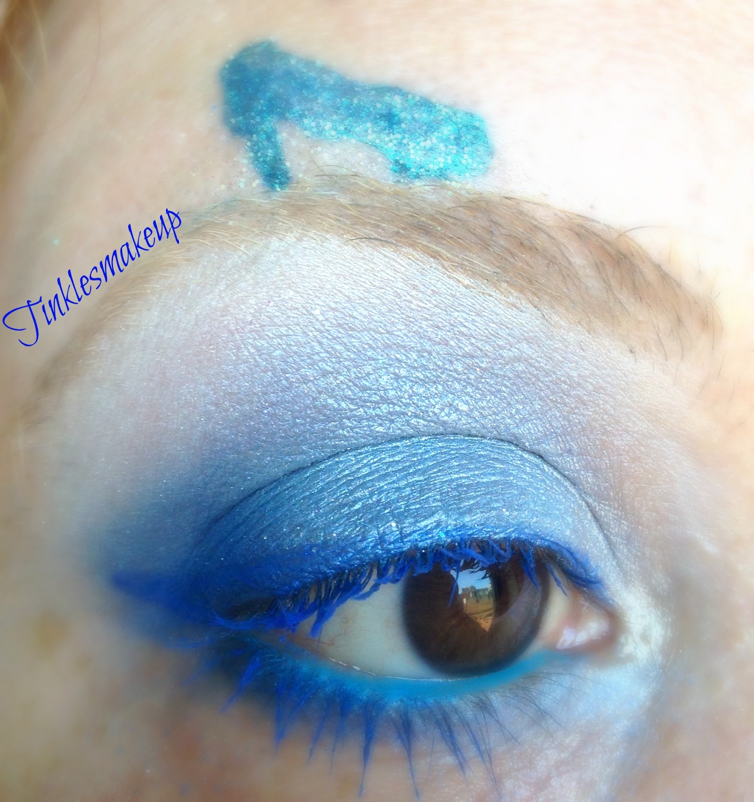 Tinklesmakeup: eye makeup look Cinderella's slipper