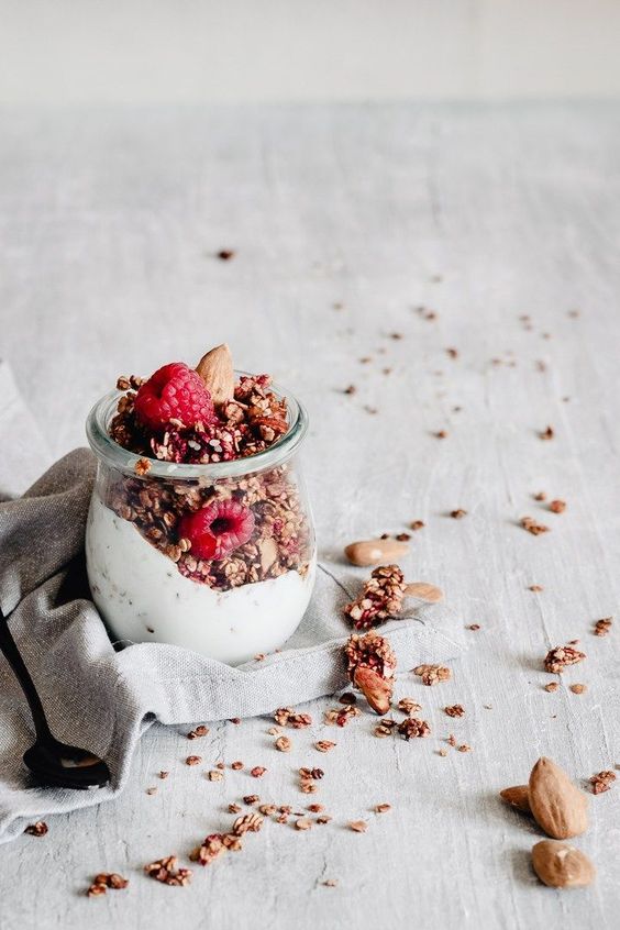 Healthy Raspberry Granola Healthy Snacks Dairy Free