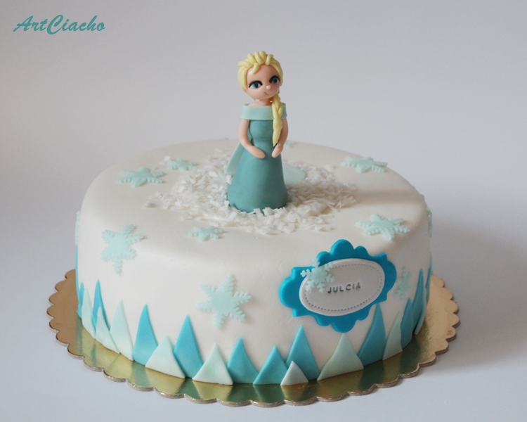 ArtCiacho: Tort z Elsą