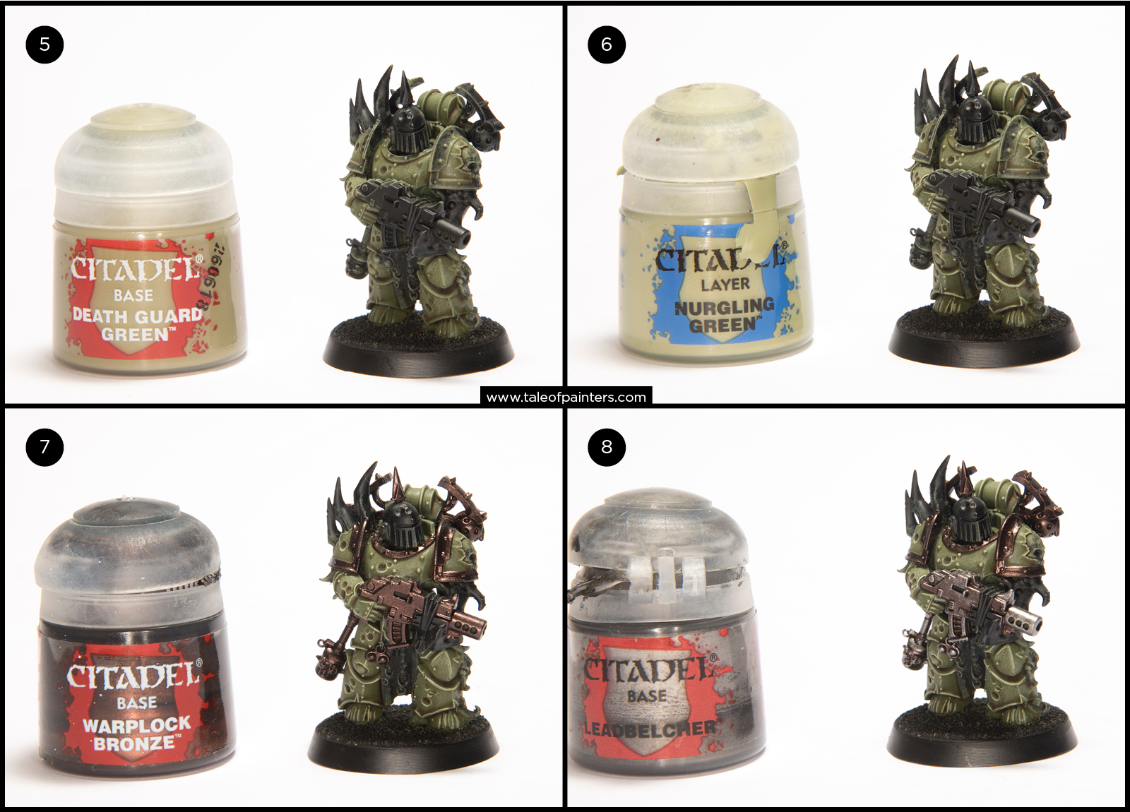 Tutorial: How to paint Death Guard Plague Marines - Tale of Painters