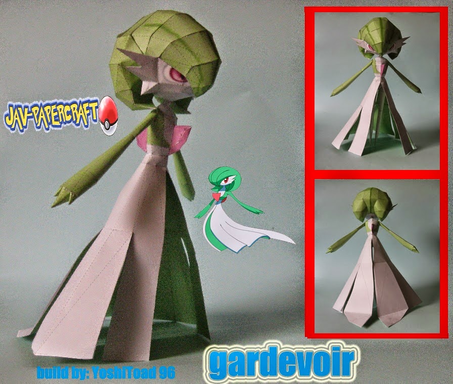 Pokemon Gardevoir Papercraft | Papercraft Paradise | PaperCrafts ...