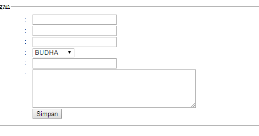 Mambuat Tampilan Form Agar Menarik Dengan Css - Aini Profile
