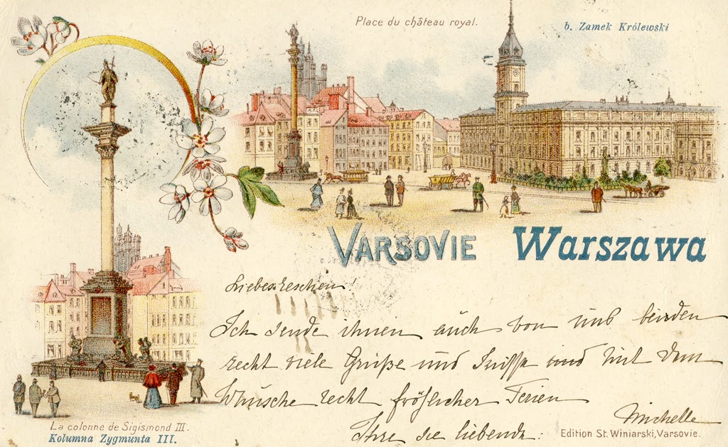 Warsaw on Postcards: Pocztówki sprzed 1915 roku - Zabór Rosyjski ...