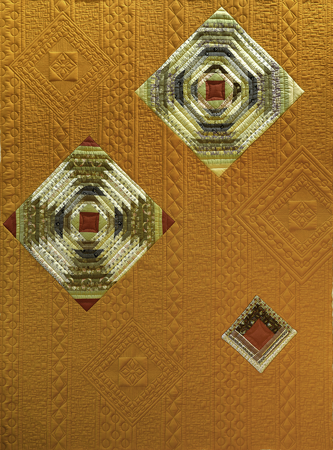 Twisted; Inspired by Antique Quilt Fragments