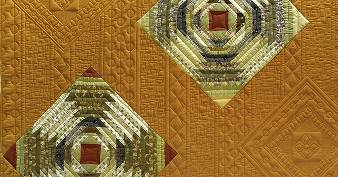 Twisted; Inspired by Antique Quilt Fragments