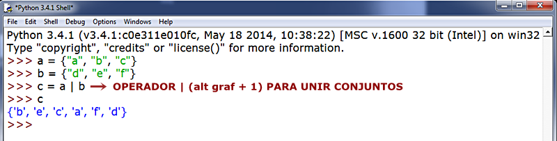 APRENDER A PROGRAMAR CON PYTHON: CONJUNTOS (SET Y FROZENSET)