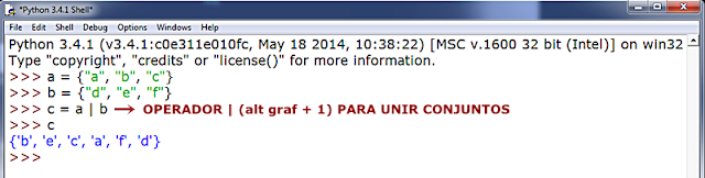 APRENDER A PROGRAMAR CON PYTHON: CONJUNTOS (SET Y FROZENSET)