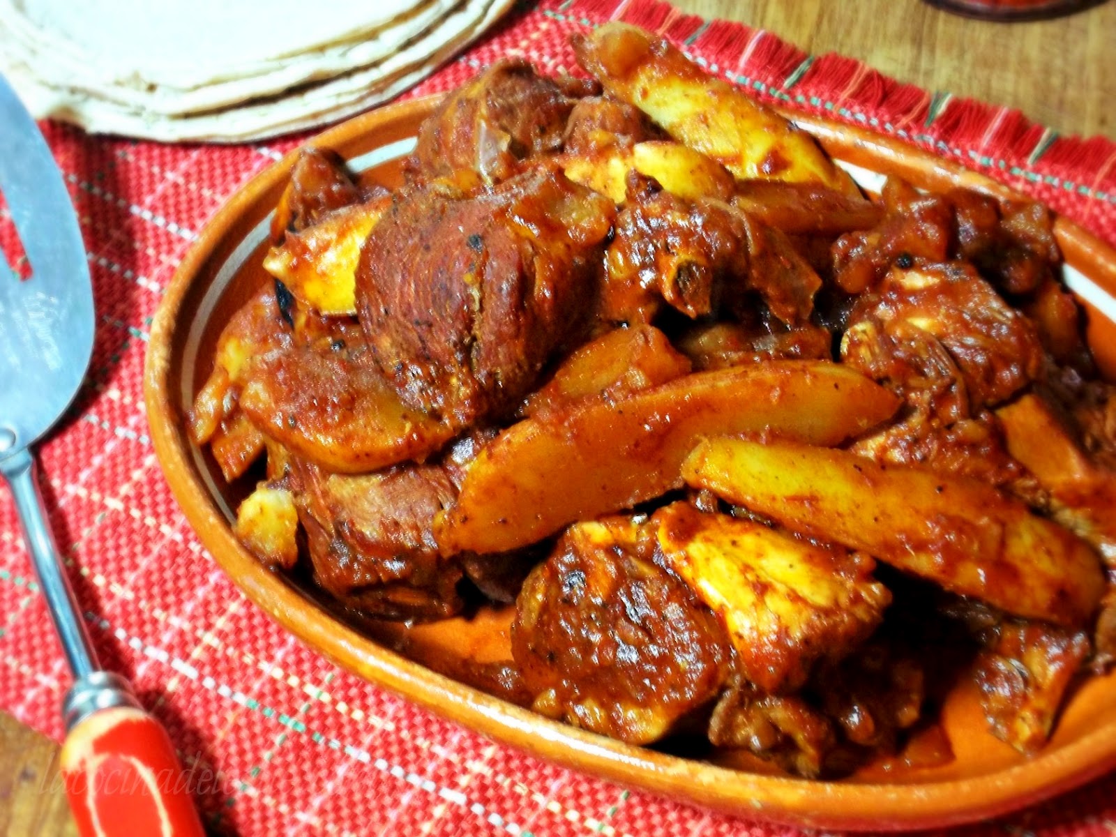 Pollo Adobado con Papas #SundaySupper {Adobo Chicken & Potatoes} - La ...