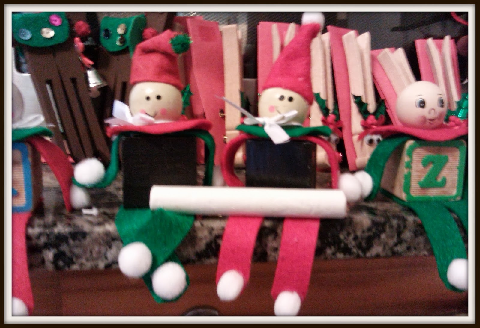 Double Treble Craft Adventures: Wooden Block Elf on a Shelf Craft