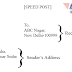 Best way to write an Address on Indian speed post sample envelop | All ...