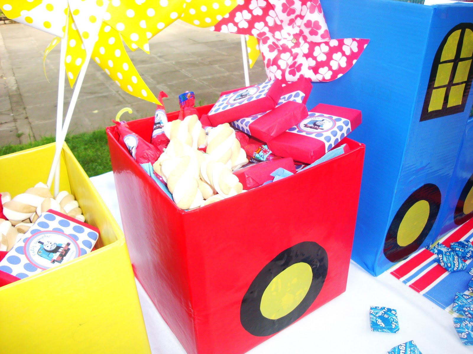 ideas tematicas: Thomas & friends+ candy bar