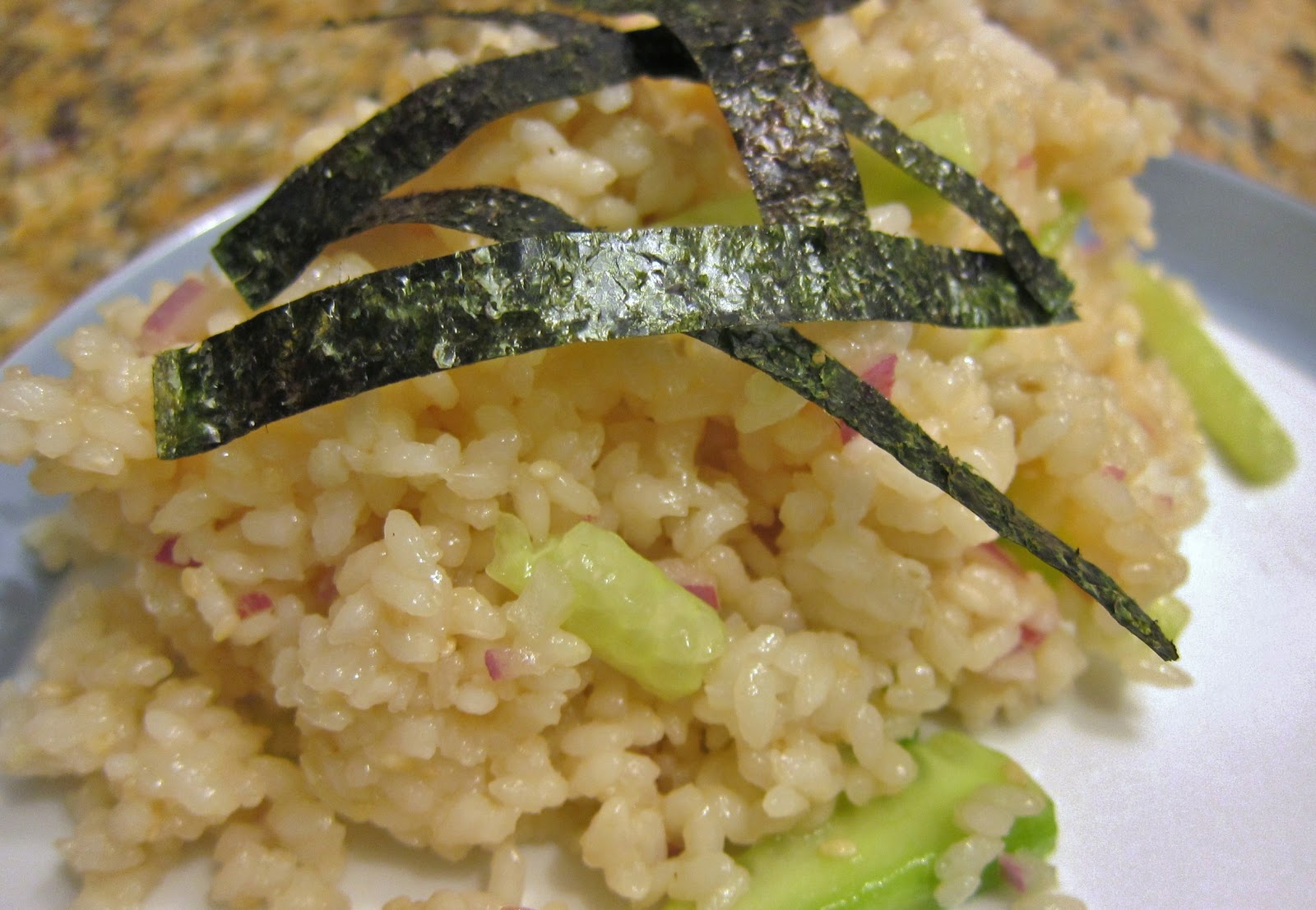The Vegan Chronicle: Sushi-Rice Salad