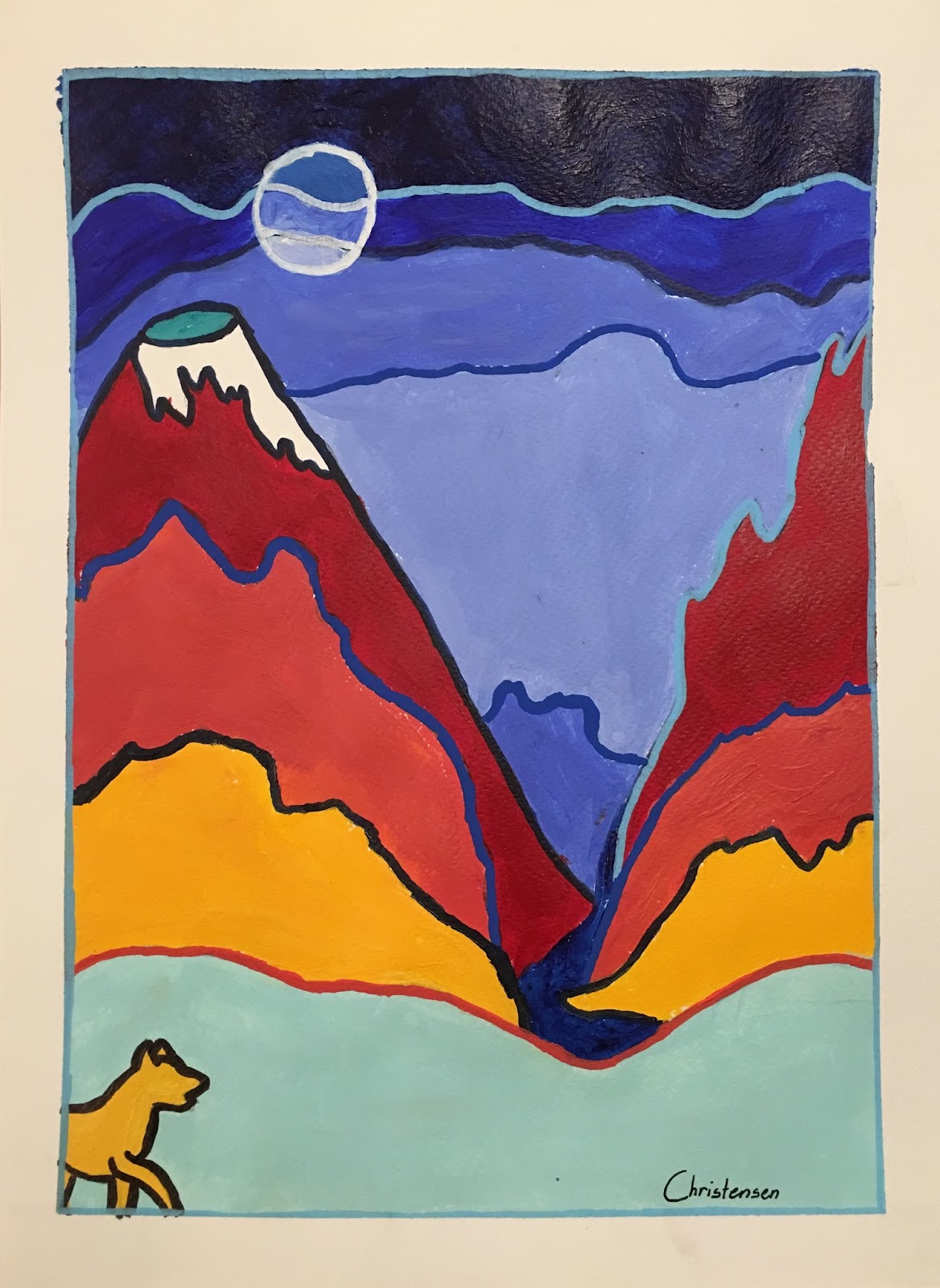 Art Room Britt: Ted Harrison Canadian Landscapes