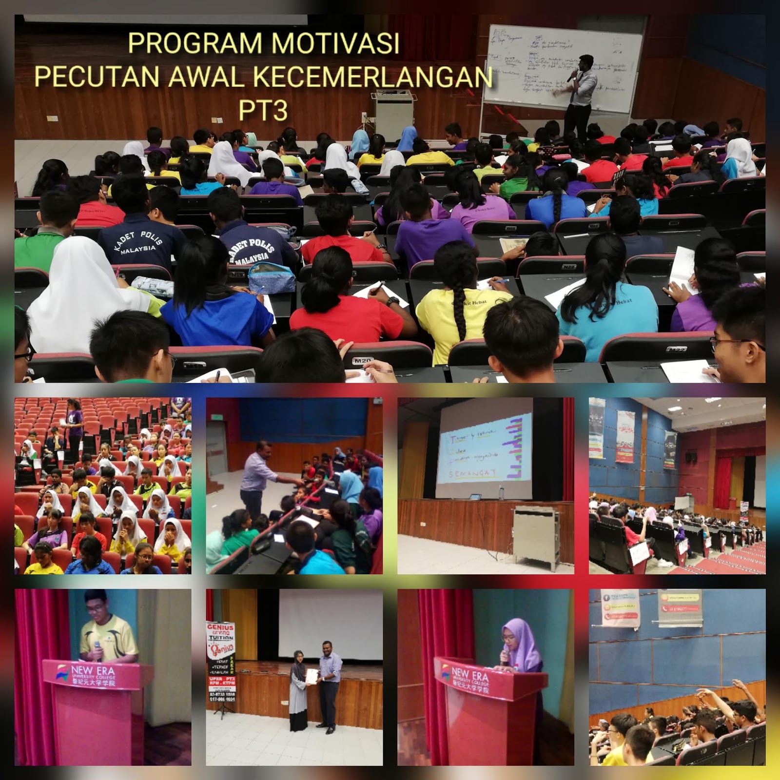 PROGRAM MOTIVASI PECUTAN AWAL KECEMERLANGAN SPM & PT3