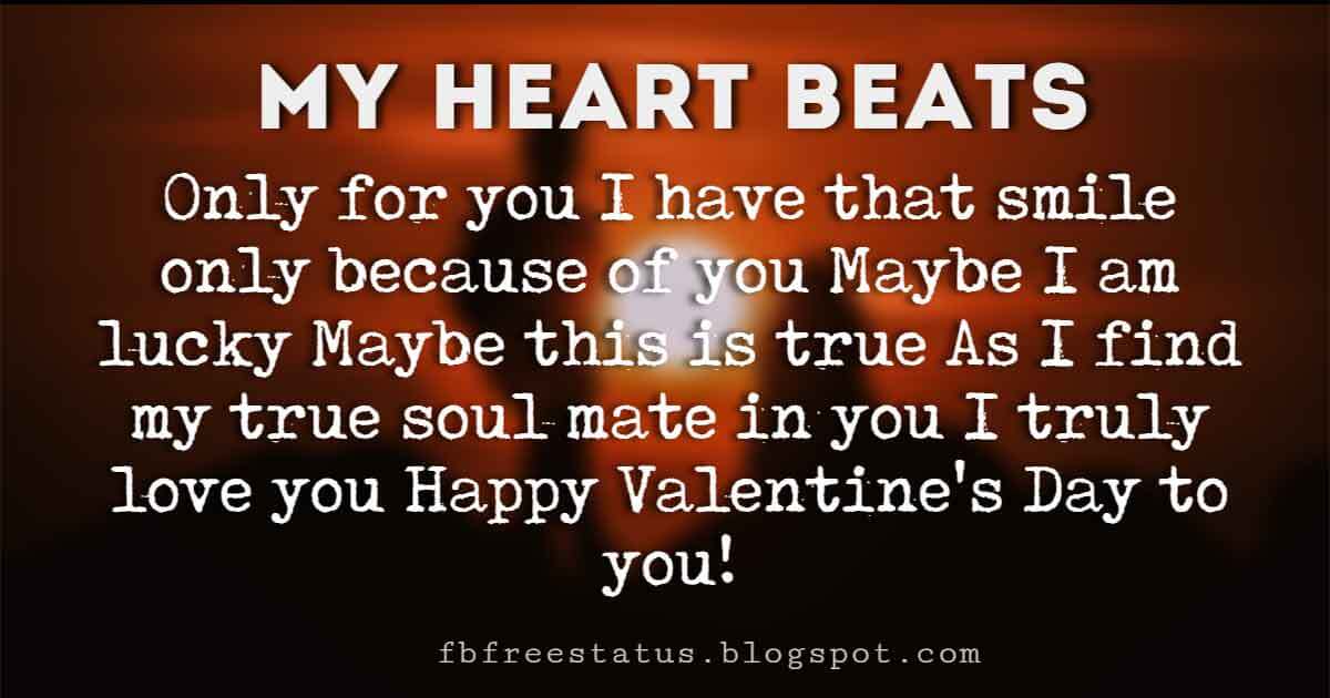 Valentine Poems For Lovers to Express Your Feelings