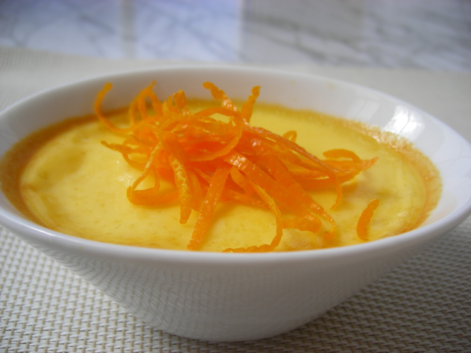 el placer del paladar: Crema de Naranja Horneada