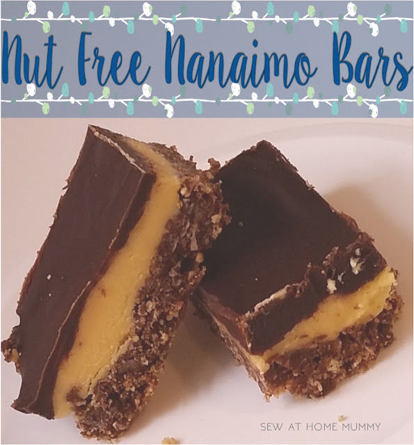 Sew at Home Mummy: My Nanaimo Bar Recipe (Nut Free)