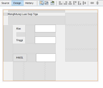 gendis.merianto: Menghitung Luas Segi Tiga Menggunakan Jframe di NetBeans.