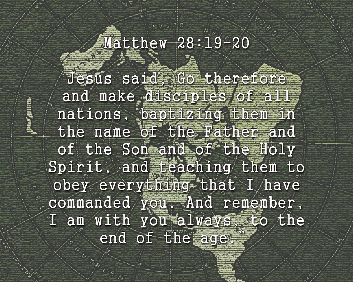 God'sBigShow: Take Me Around the World - One Trigga