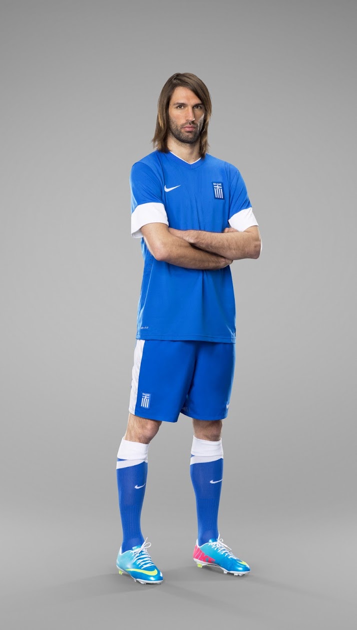 Greece 2013 Nike Home + Away Kits Released - Footy Headlines