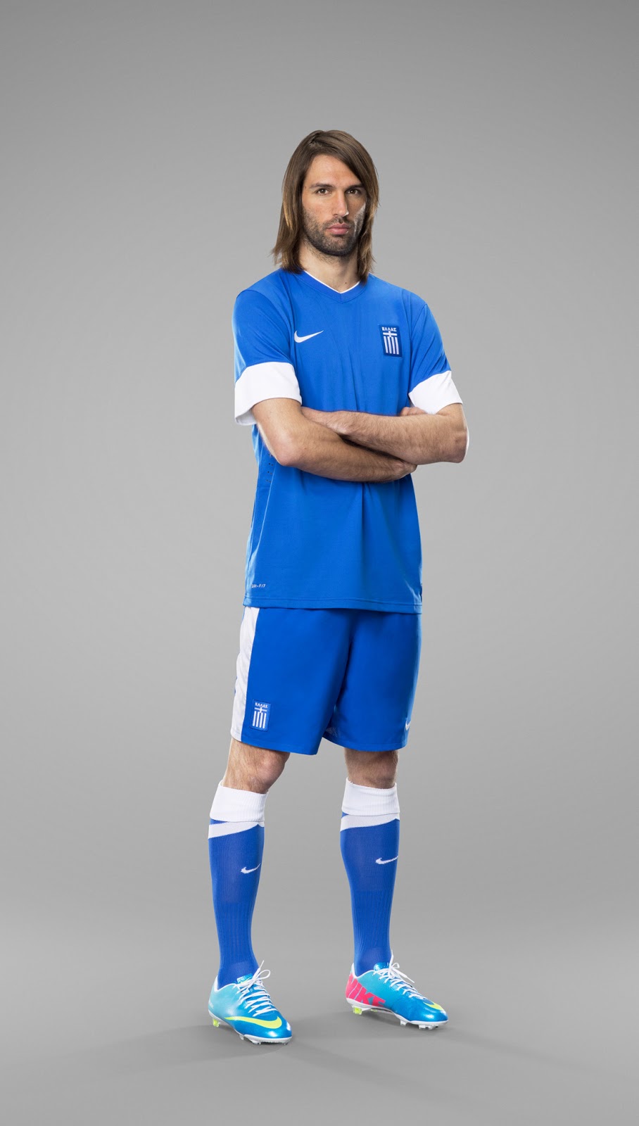 Greece 2013 Nike Home + Away Kits Released - Footy Headlines