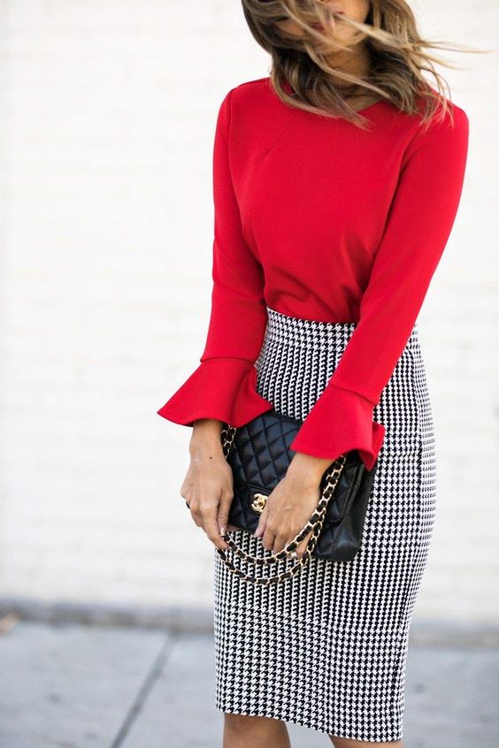 Houndstooth Pattern - Miss Rich